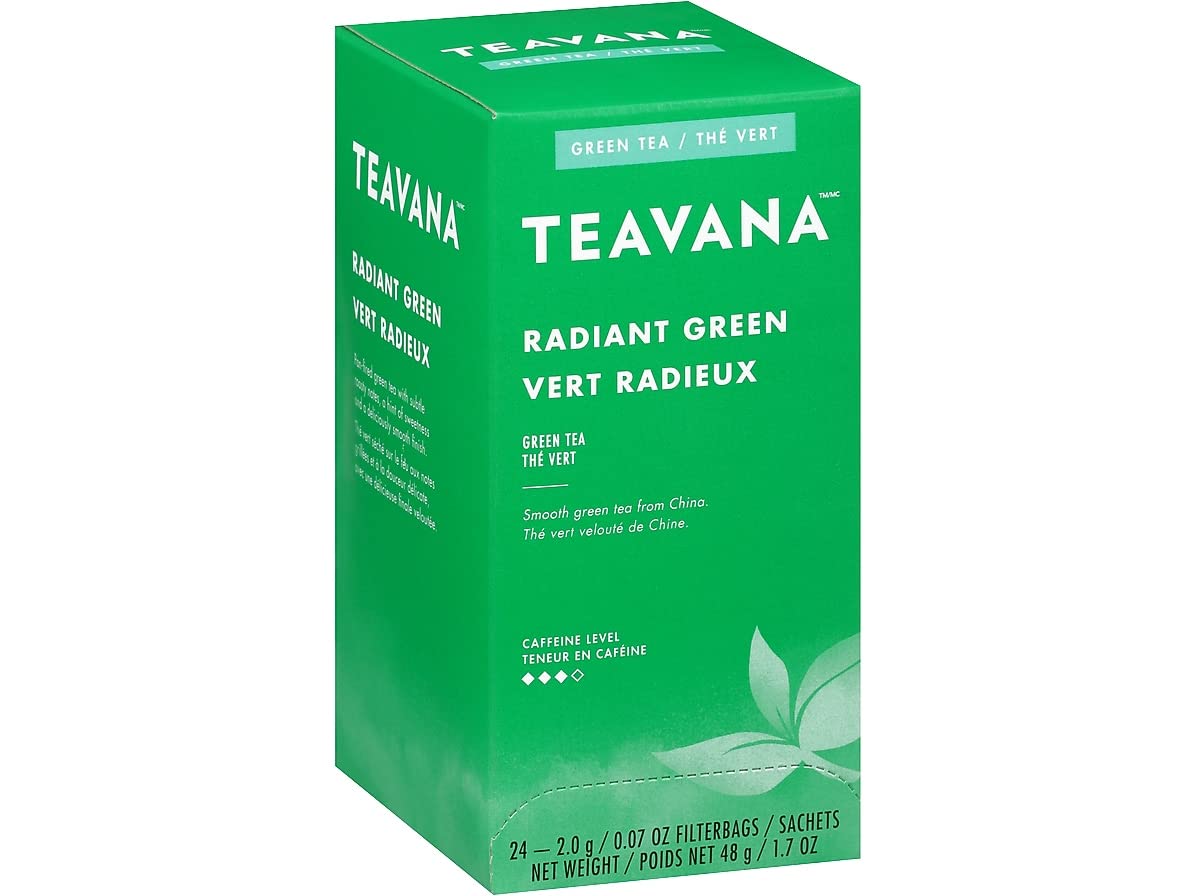 Amazon.com : Teavana SBK13089 Radiant Green Tea Bags, 24/Box : Grocery ...