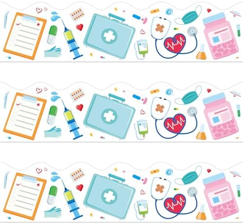 Amazon.com: HOWAF Nurse Appreciation Week Bulletin Border Decor for ...