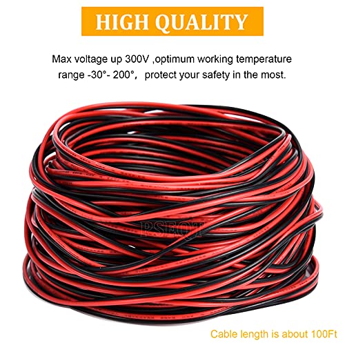Snapklik.com : Marine Boat LED Lights Wire, 100ft/30M 22AWG 2pin ...