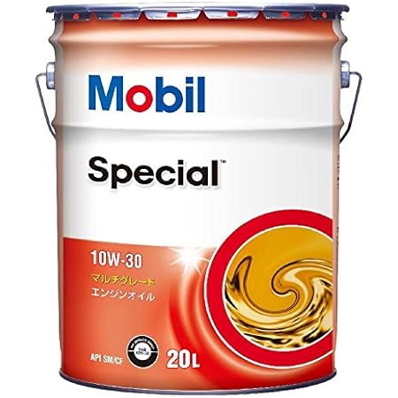 Amazon | Mobil エンジンオイル スペシャル マルチグレード 10W-30 SM/CF 20L | 車用エンジンオイル | 車＆バイク