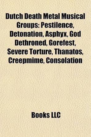 Buy Dutch Death Metal Musical Groups Book Online at Low Prices in India ...