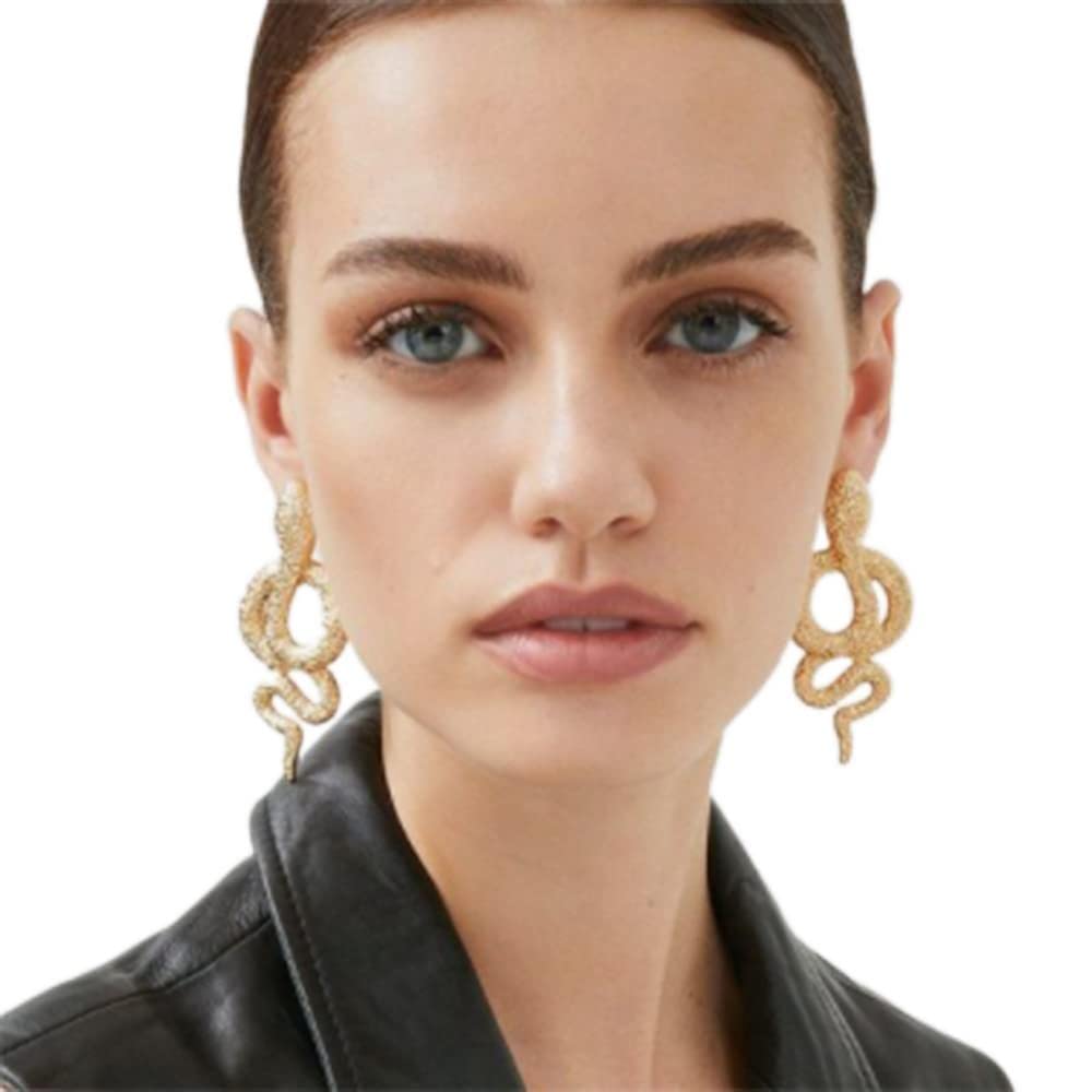Amazon.com: Vcagirest Snake Earrings Vintage Earrings Studs Dangle ...