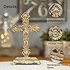 Amazon.com: Retrome 12" H Cast Iron Cross Stand Tabletop for Home Decor ...