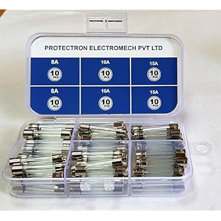 Protectron Electro TIME DELAY Glass cartridge Fuses 5x20mm- 80pc ...