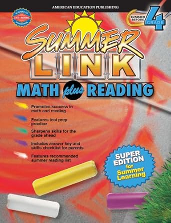Math plus Reading, Grades 3 - 4: Super Edition for Summer Learning ...