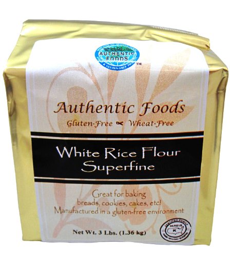 Amazon.com : Authentic Foods: Superfine White Rice Flour 3 Lb. (6 Pack ...