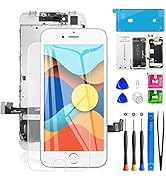 Mobkitfp for iPhone 8/ SE 2020 2nd Generation Screen Replacement Black, Full Assembly 4.7 inch ...