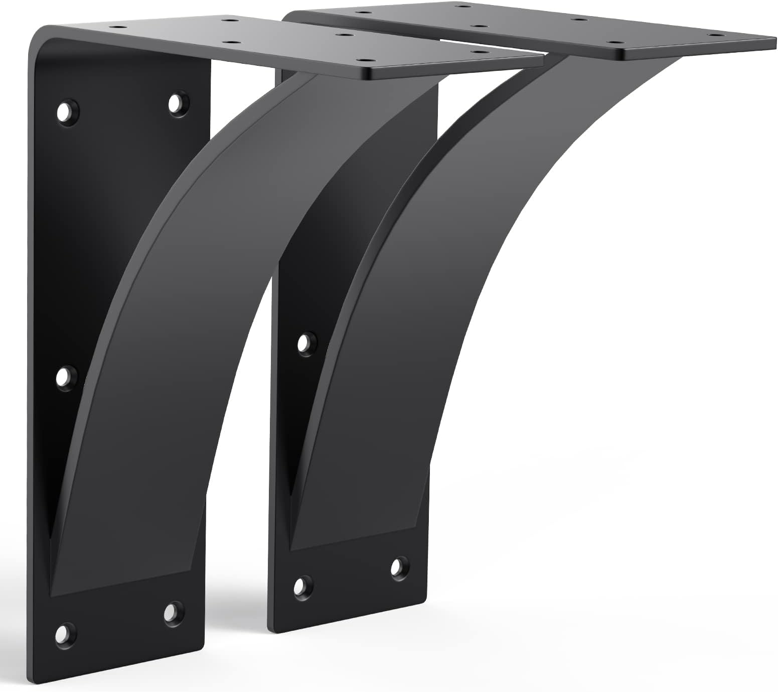 Amazon.com: Heavy Duty Shelf Brackets, 2 Pack Fireplace Mantel Brackets ...