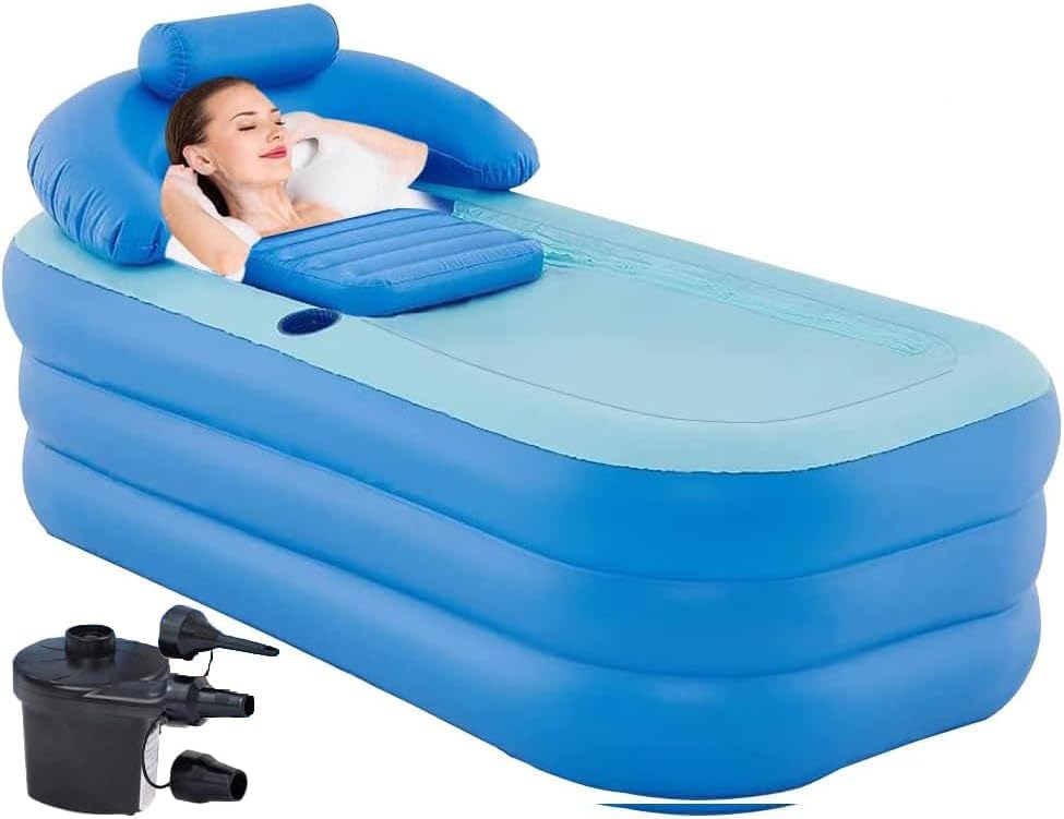 Bañera Inflable para Adultos, Bañera para Adultos Inflable de PVC, Tina ...