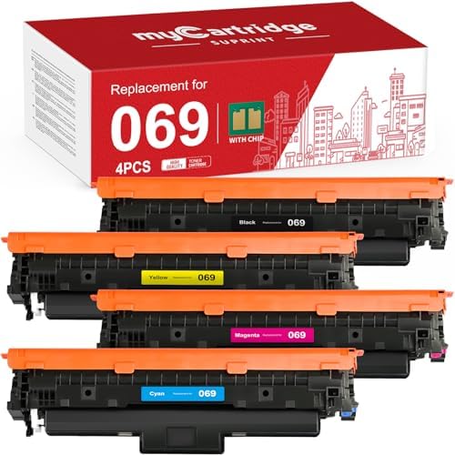 Amazon.com: myCartridge SUPRINT 069 Toner Cartridge Set for Canon Color ...