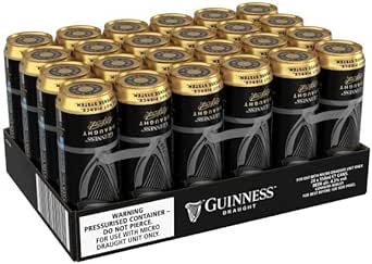 Guinness Micro Draught Cans (Case of 24 x 558ml Cans) : Amazon.co.uk ...