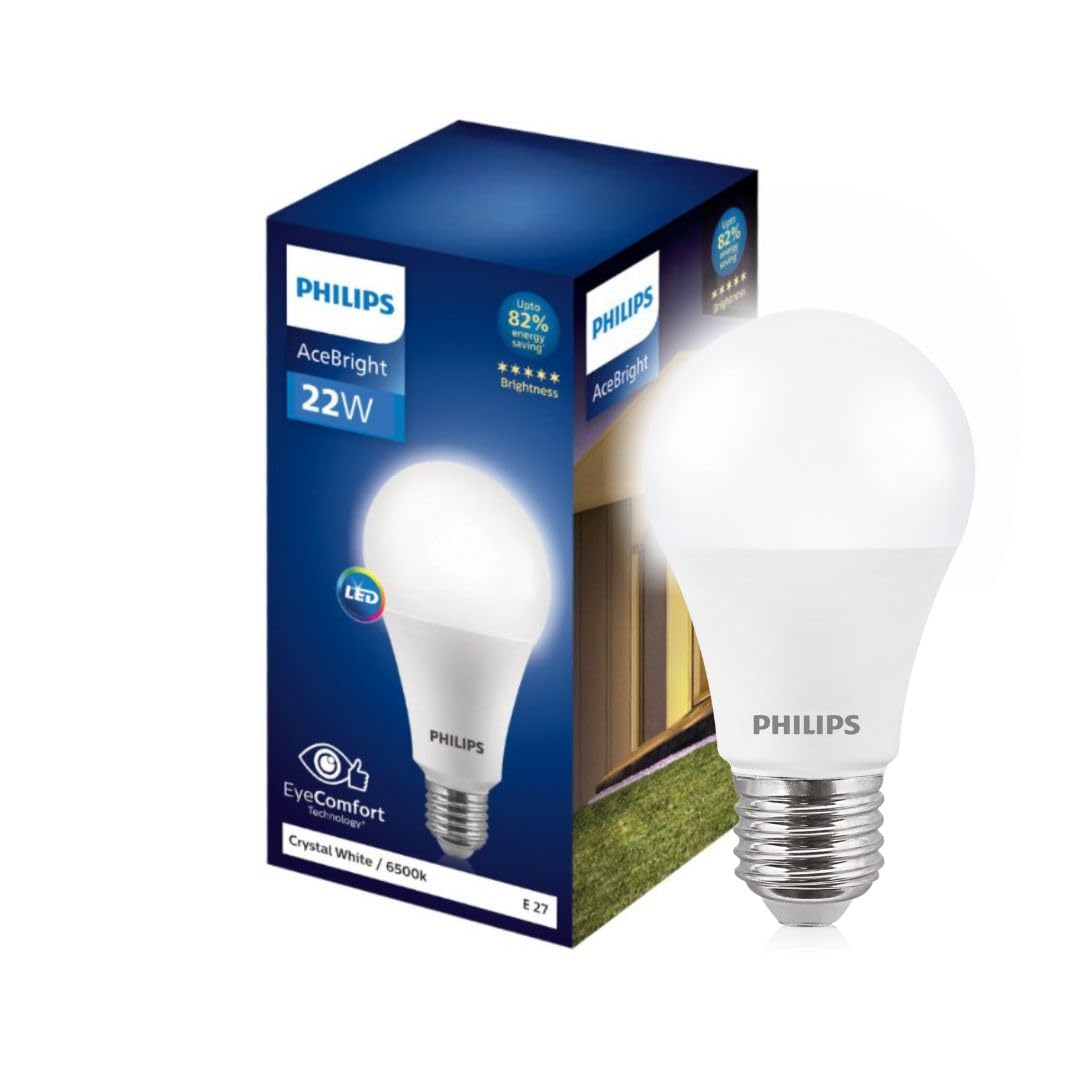 Buy PHILIPS 22-watt LED Bulb |AceBright High Wattage LED Bulb| Base ...