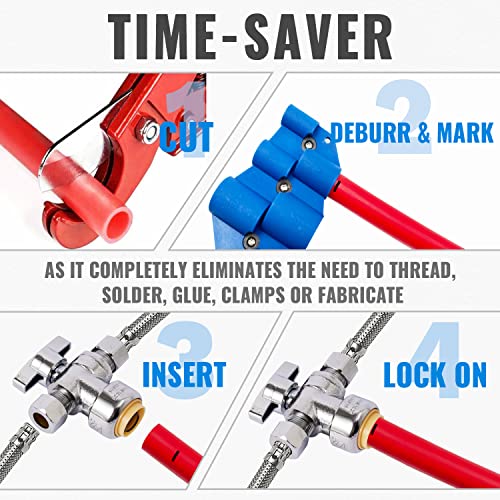 Snapklik.com : SUNGATOR Dual Compression Outlet Stop Valve, 1/2 Push-to ...