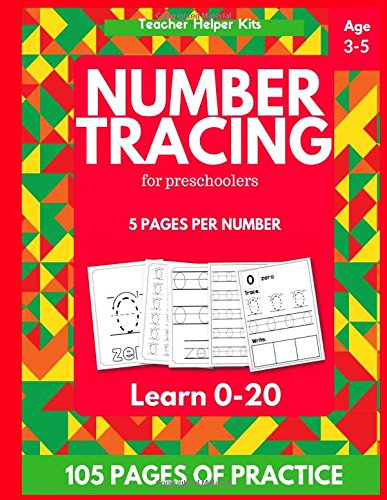 Number Tracing Book for Preschoolers: Practice Tracing Skills for Ages ...