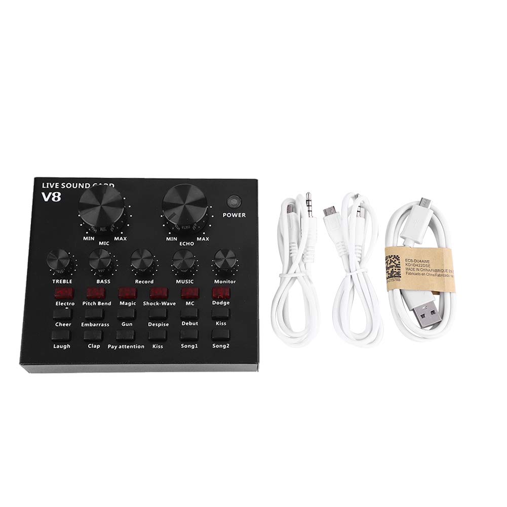Buy Live Sound Card, Multifunctional Live Sound Card Usb Audio ...