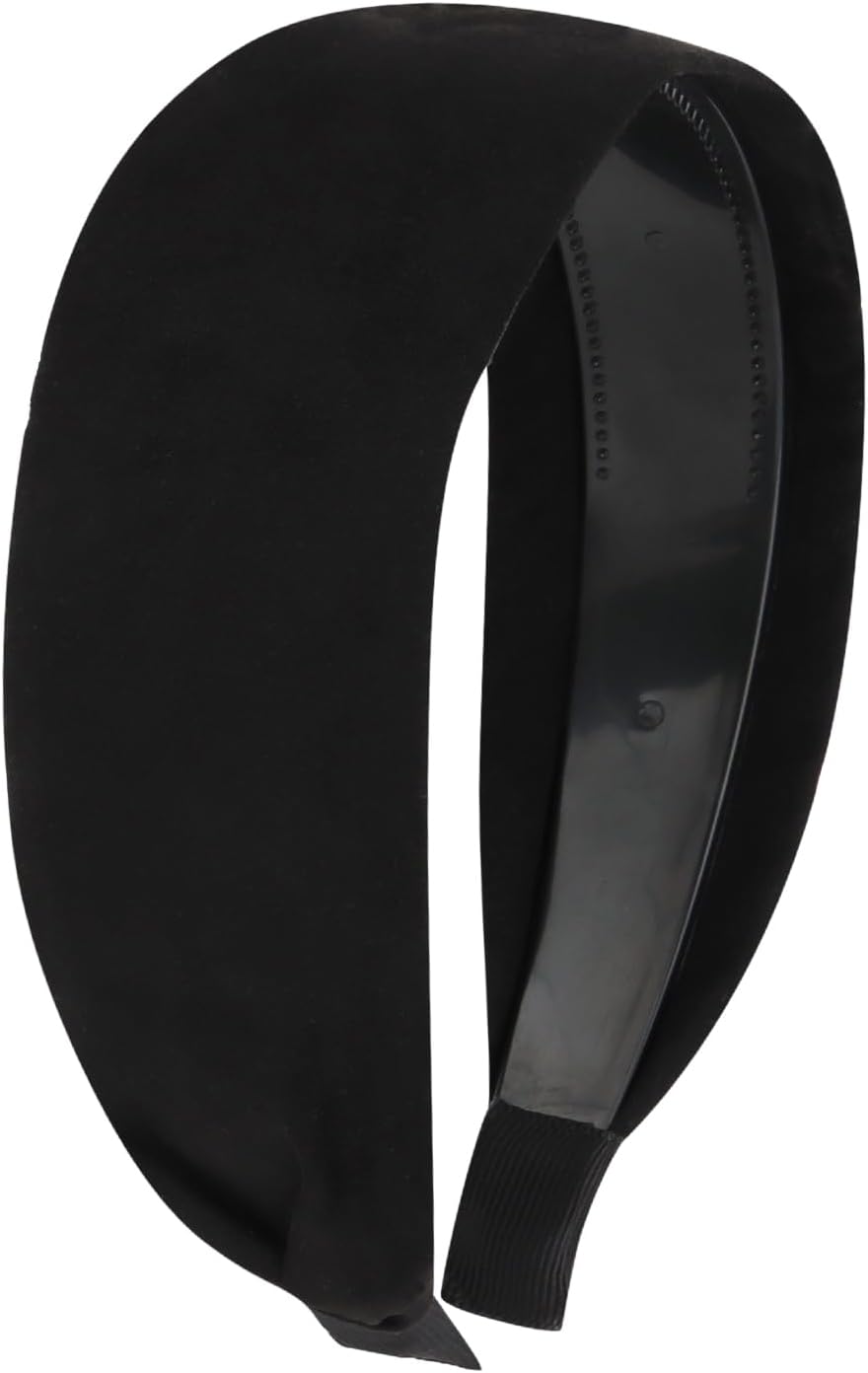 Amazon.com : Ivyu Headbands, Headband for Women - Black Velvet Padded ...