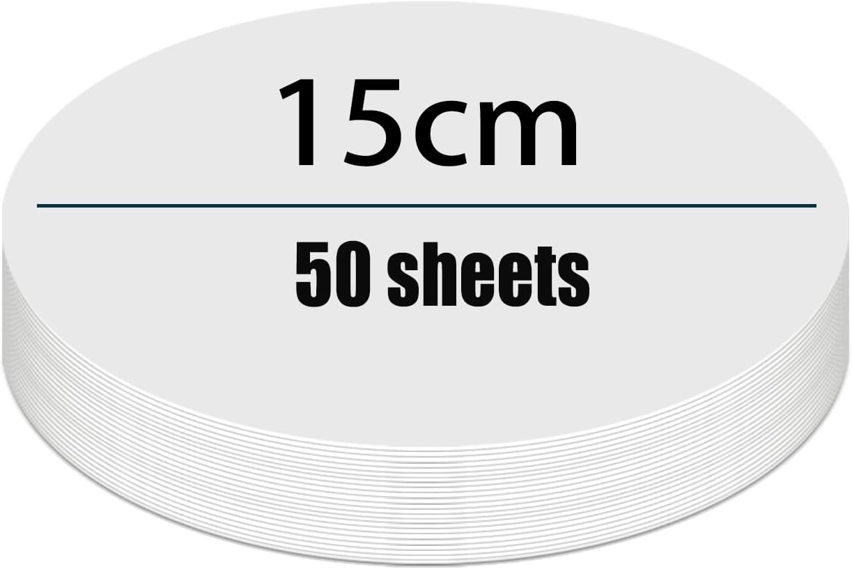 Amazon.com : 50 pcs White Card Stock Paper,Thick Cardstock 3.9 Inches ...