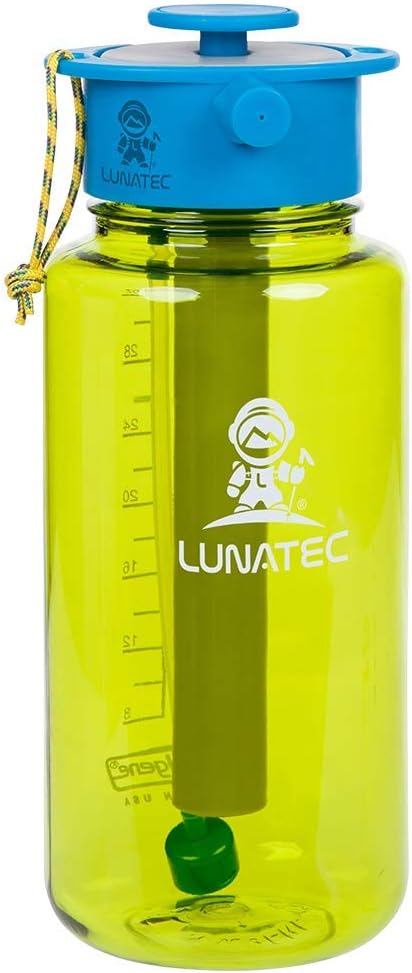 Lunatec Aquabot is a high pressure water bottle with a personal mister ...