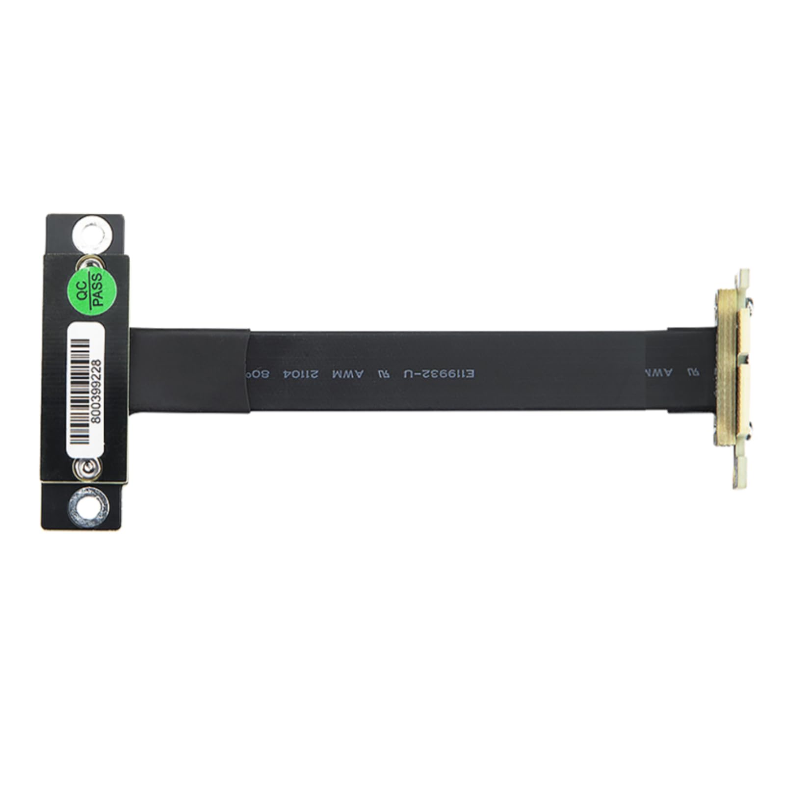 Snapklik.com : PCIe 3.0 X1 Riser Cable, Male 90 To Female 90 EMI ...