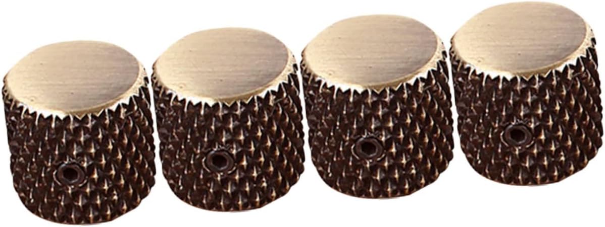 Amazon.com: Abaodam 4pcs Guitar Brass Bass Knob Custom Buttons Bass ...