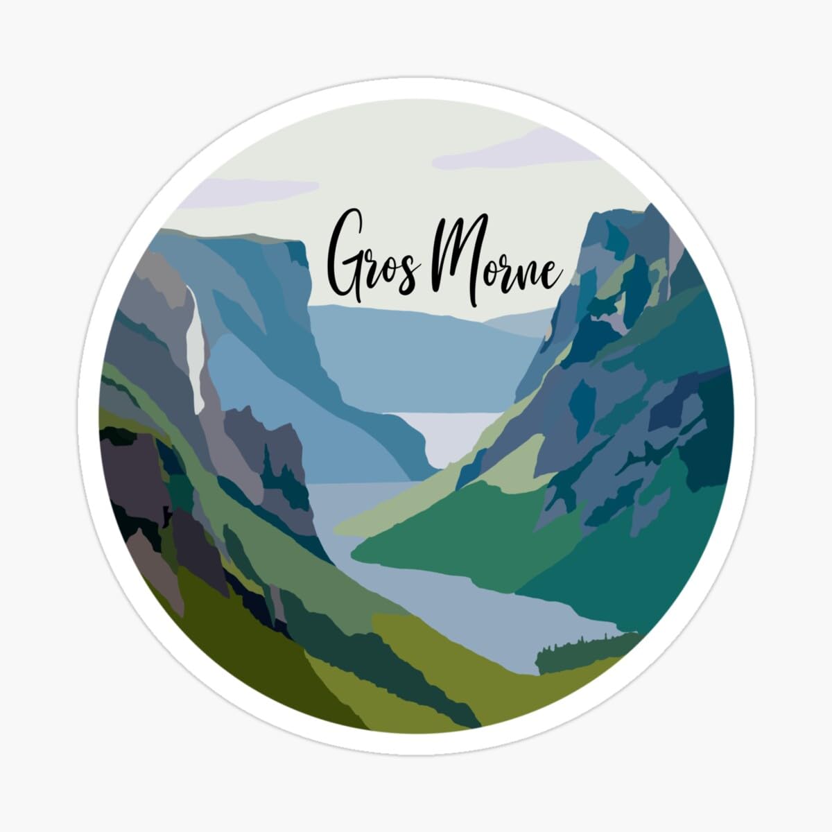 Gros Morne Bumper Sticker 584 Gros Morne National Park Stock Photos,
