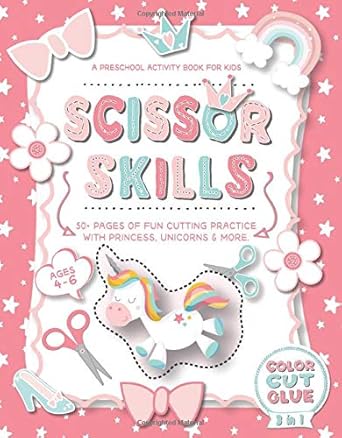 Scissor Skills A Preschool Activity Book for Kids: 50+ Pages of Fun ...
