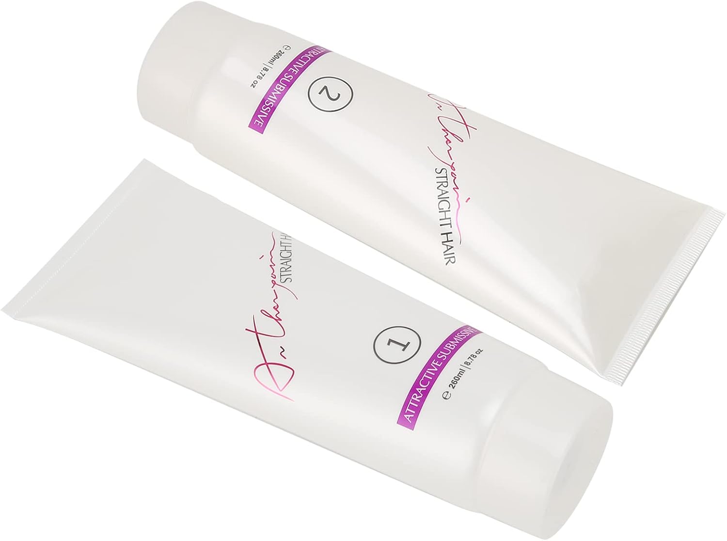 2pcs Professional Hair Straightening Cream,Moisturizing Home Hair ...