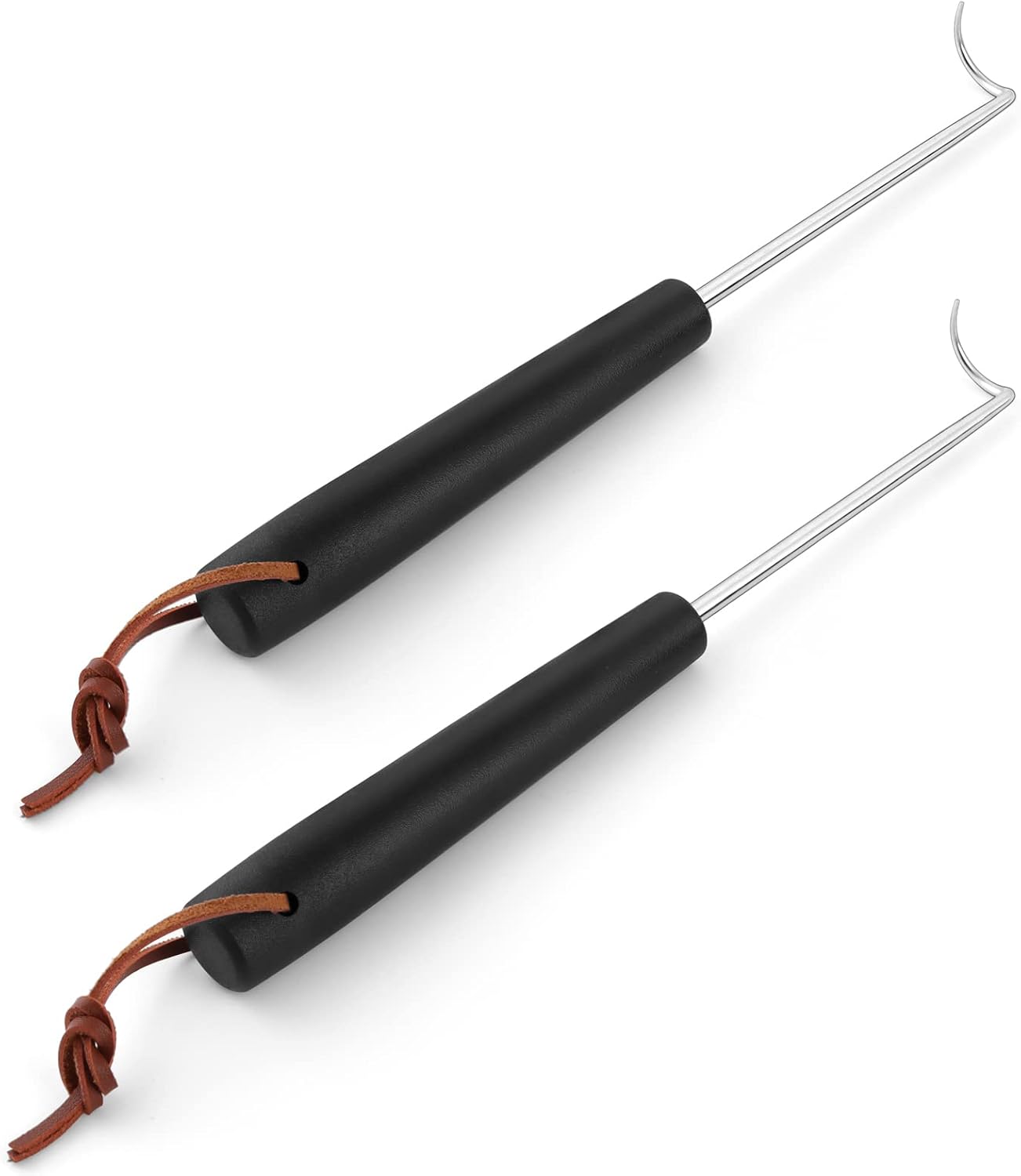 Amazon.com: Pigtail Food Flipper Set of 2, Joyfair Stainless Steel Meat ...