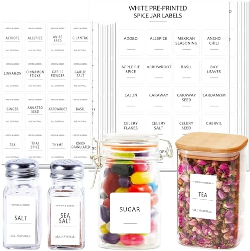 Amazon.com: ArtCute 335 Pcs Kitchen Pantry Labels for Food Containers ...