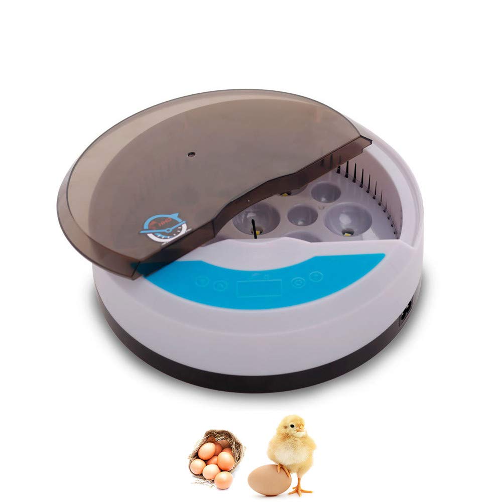 Buy 9 Egg Incubator, Poultry Hatcher Machine,with 9 LED Lighted Egg ...