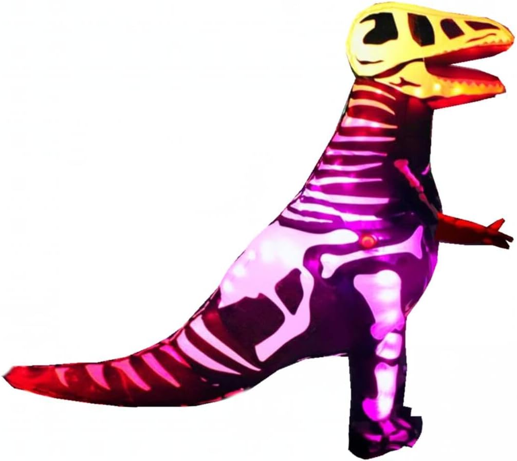 Amazon.com: Letsglow Adult Dinosaur Costumes, Inflatable T-Rex Dinosaur ...