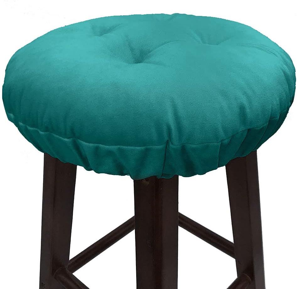 Amazon.com: Augld Bar Stool Cushion Covers -Anti-Slip Padded Round ...