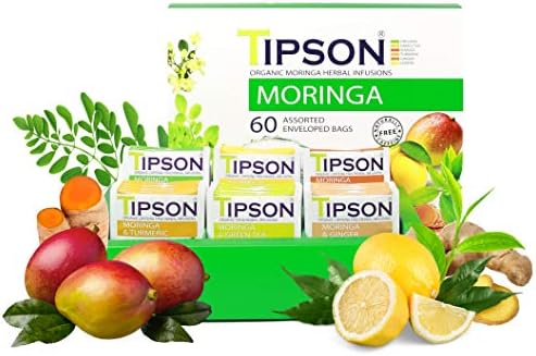 Amazon.com : Tipson Organic Avocado Variety Sampler - 6 Flavors (60 Tea ...