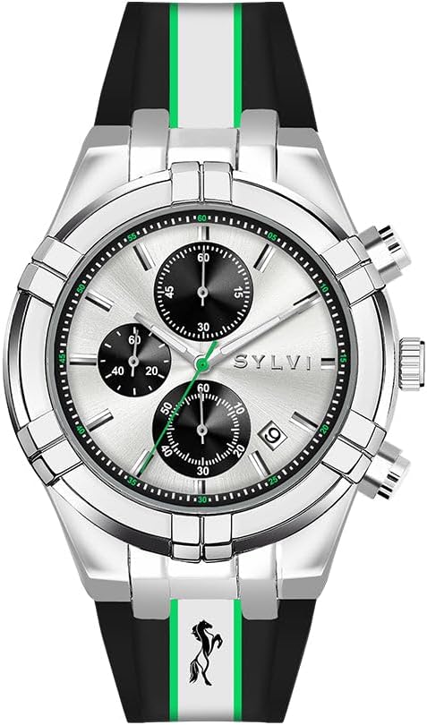 Buy Sylvi NitroNeon Sports Chronograph Wrist Watch for Men | Racing Sports Watch | Water ...