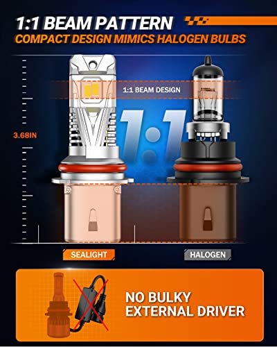 Snapklik.com : 2023 Upgraded 9004/HB1 Fog Lights, 600% Brightness 22000 ...