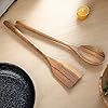 Amazon.com: Giant Acacia Wood Cooking Utensils, Strong Wooden Spoons ...