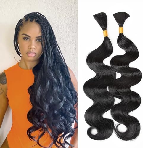 Amazon.com : Body Wave Braiding Hair for Boho Braids Bohemian 20 Inch ...