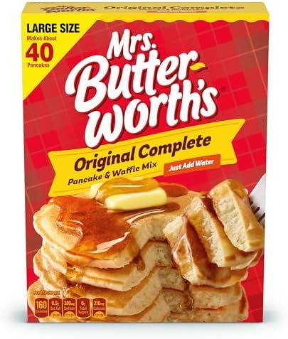 Amazon.com: Mrs. Butterworth Pancake and Waffle Mix, 32 Ounce