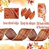 Amazon.com: Fall Ribbons Crafts for Wreath Bows, 6Pack 30Yard Autumn ...