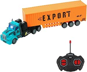 Amazon.com: CALEST Remote Control Semi Truck with Trailer, 14" 1:48 ...