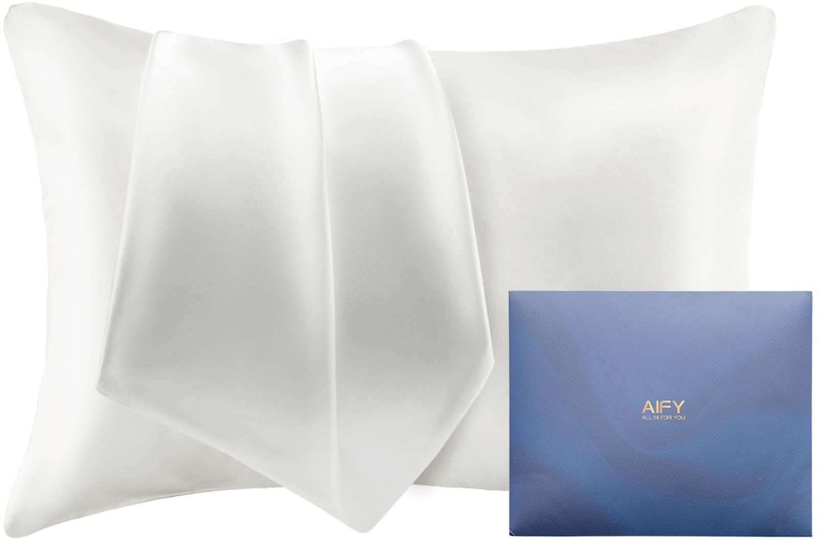 Amazon｜AIFY シルク枕カバー シルク100％ まくらカバー 6Aクラス 片面シルク 枕カバー 35 50 美髪 美肌 シルク 枕カバー 洗える 敏感肌に優しい 良い通気性 摩擦軽減 ...