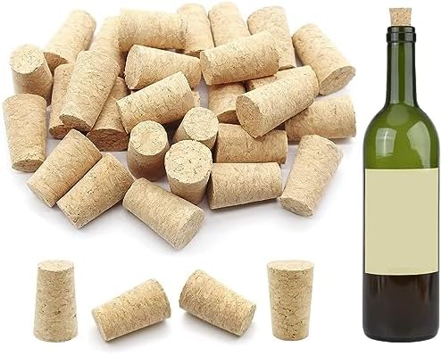 Wine Corks 30Pcs Tapered Corks Soft Wood Corks Wine Bottle Stopper Cork ...