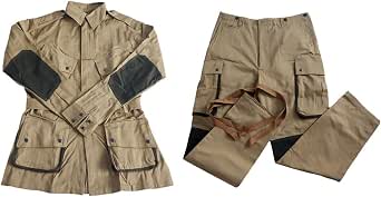 Amazon.com: CDJBHW WW2 M42 Uniform Men Vintage US Airborne Soldier ...
