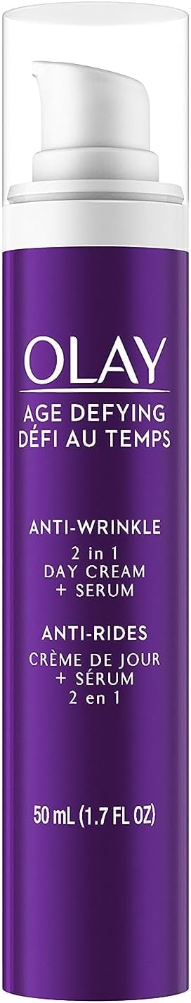Amazon.com: Olay Face Serum by Age Defying Anti-Wrinkle 2-in-1 Day ...