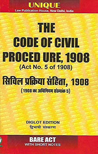 Buy The Code of Civil Procedure Code, 1908 (Diglot Edition) Bare Act ...