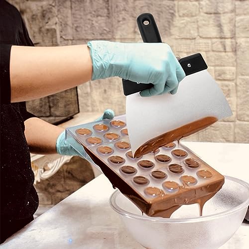 Snapklik.com : 2 Pack Coating Spatula For Chocolate, Stainless Steel ...