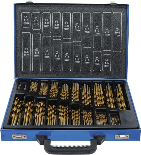 Herrselsam 170tlg Professional Metallbohrer Set Metallbohrersortiment ...