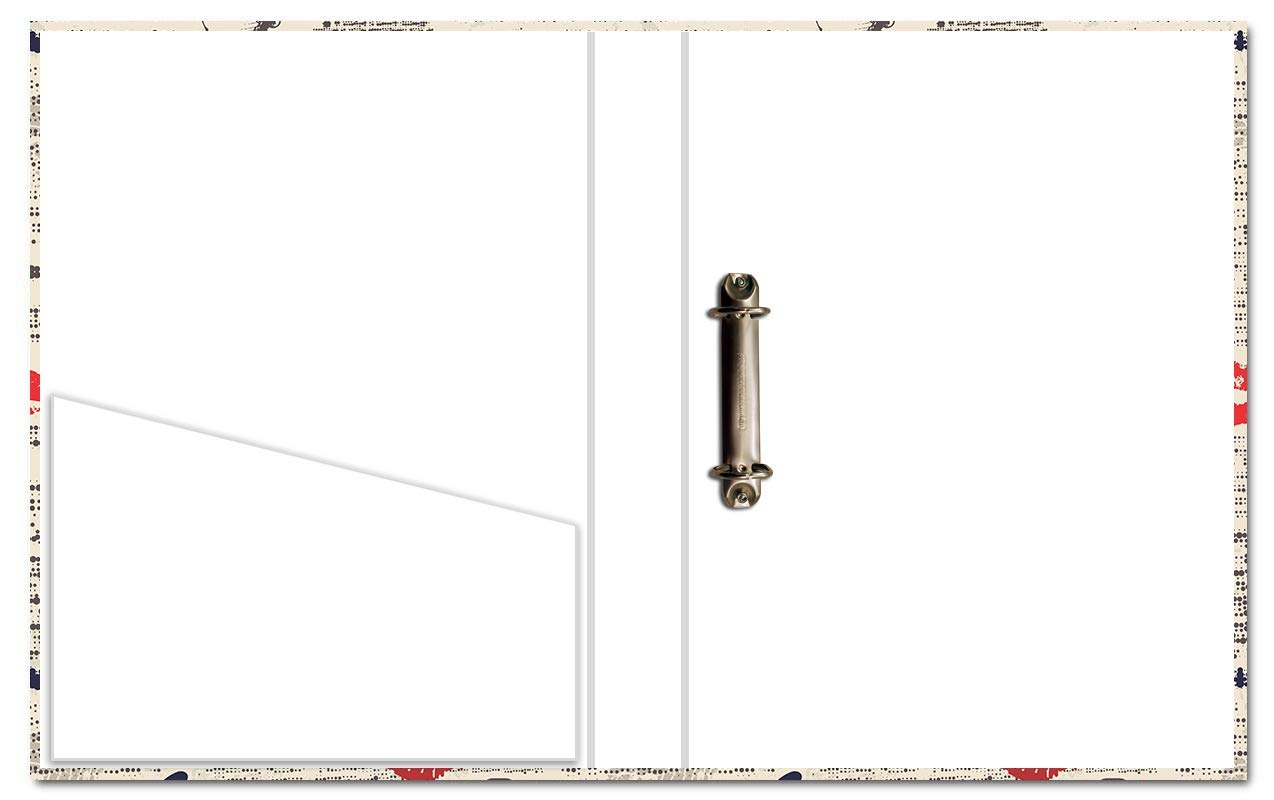 Buy Paper Plane Design 2D Folder Case, A4 Size, Ring Binder File Folder ...