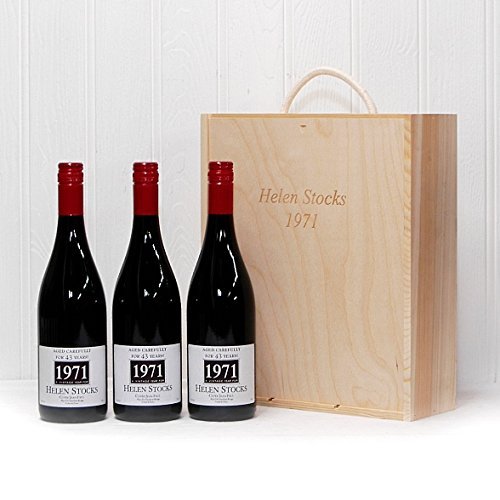 Amazon.com: FREE PERSONALISATION - 3 Bottles of 750ml Personalised Fine ...