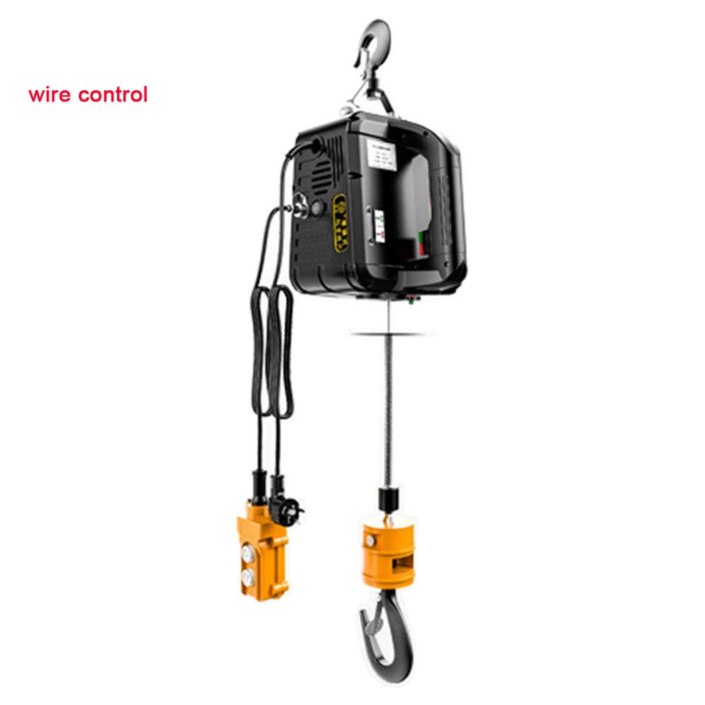 Lift Electric Hoist Crane Wire Remote Control 110v 1500w 19m ...